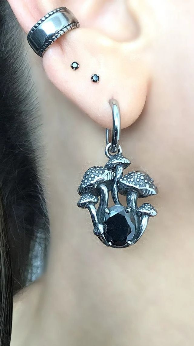 Серьги с подвесками "Волшебный лес" от StarfallShop
