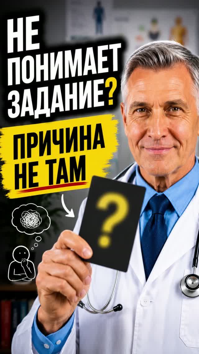 Ребенок не понимает задание
