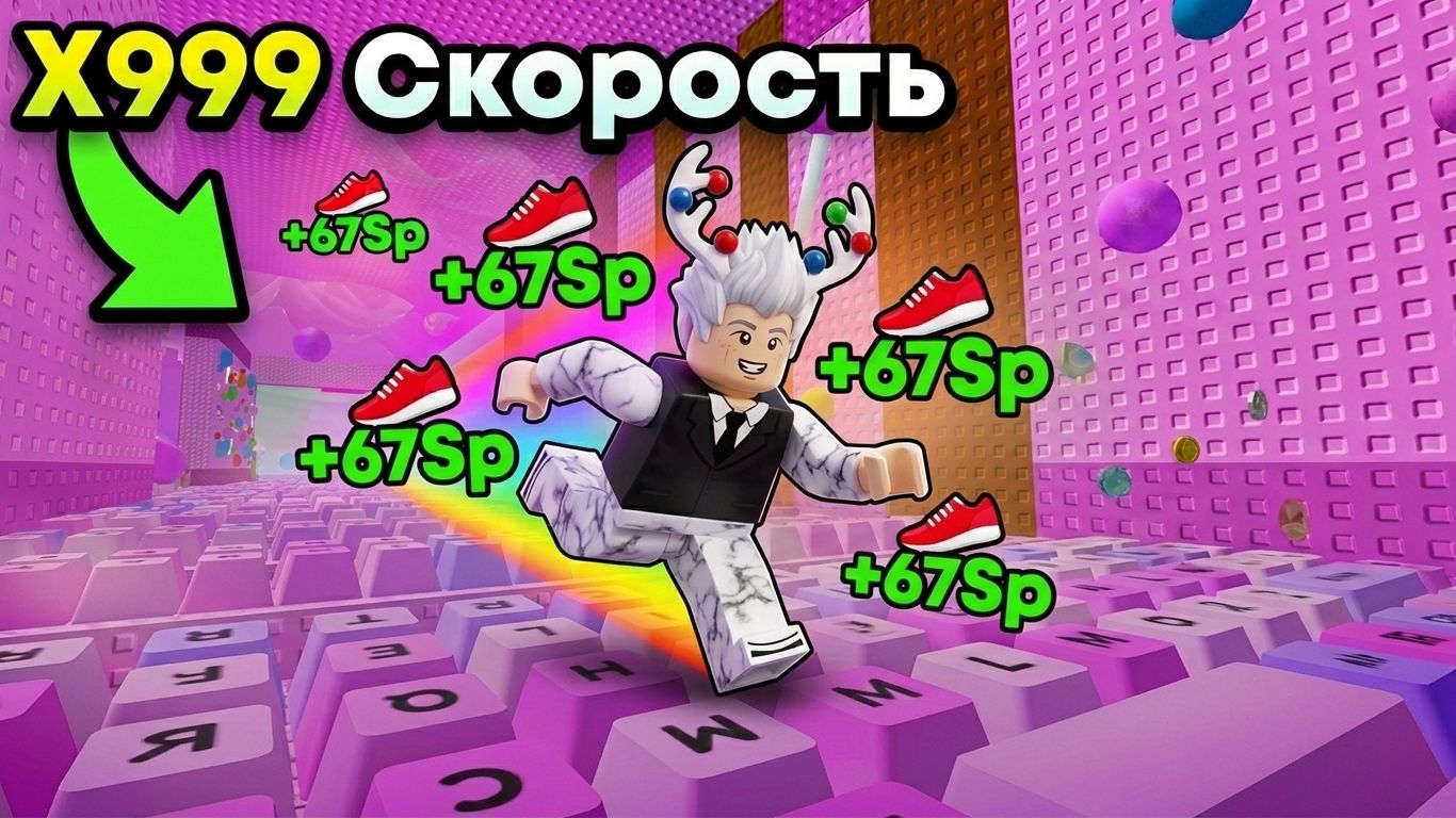😱0 LVL → 3 МИР! САМЫЙ БЫСТРЫЙ СПИДРАН В +1 KEYBOARD ESCAPE В РОБЛОКС!