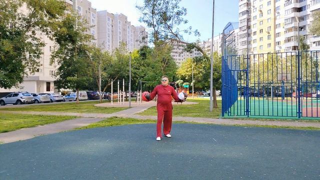 Упражнения с шарами Тайцзи (5)