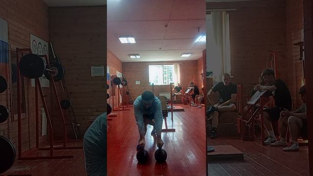 Работа с весом 2х16 (После согрева 1х16)