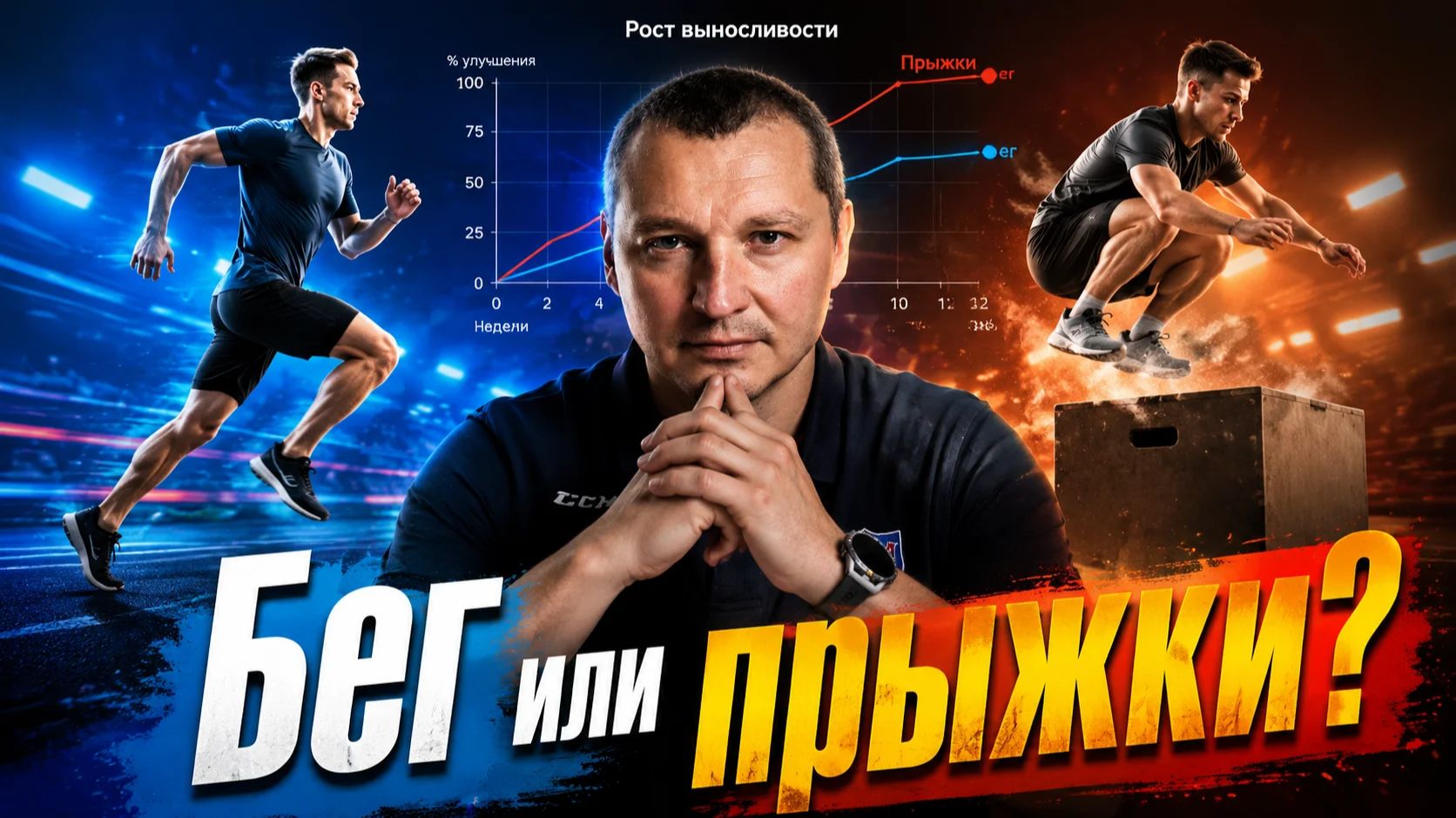 Выносливость: бег или прыжки? / Обзор эксперимента