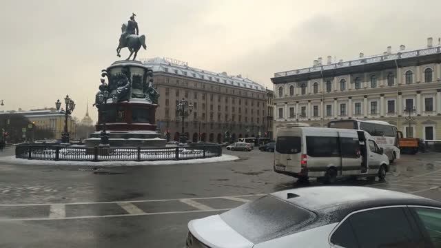 Ленинград (Санкт-Петербург), Исаакиевский собор - наружный вид, внутренний вид, колоннада