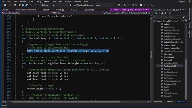 #08 C++ Основы 3D графики - 3D конвейер