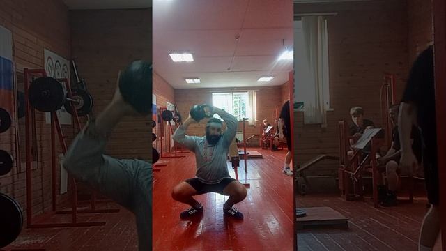 Согрев с весом 1х16кг (После побуды )