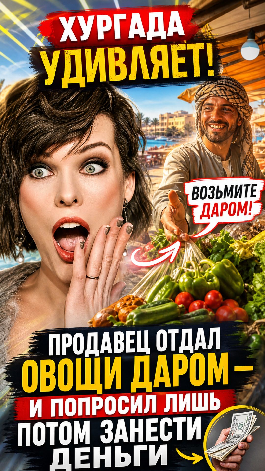 Доброта без условий: как в Хургаде мне отдали овощи бесплатно