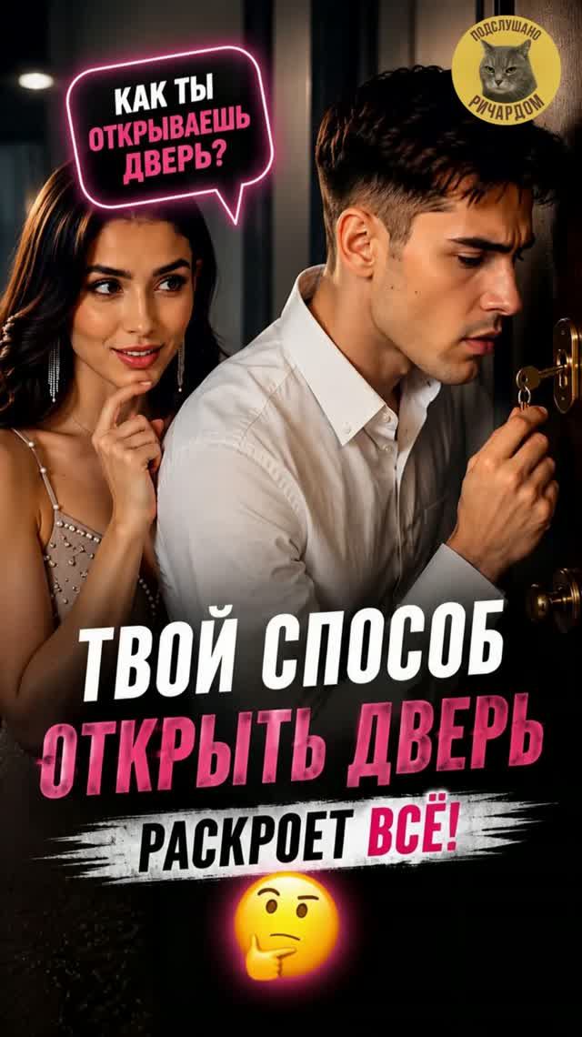 Как ты открываешь дверь? Его ответ сказал всё! 💋