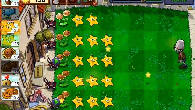 PvZ level 1-9 2 кампания (пересьемка)