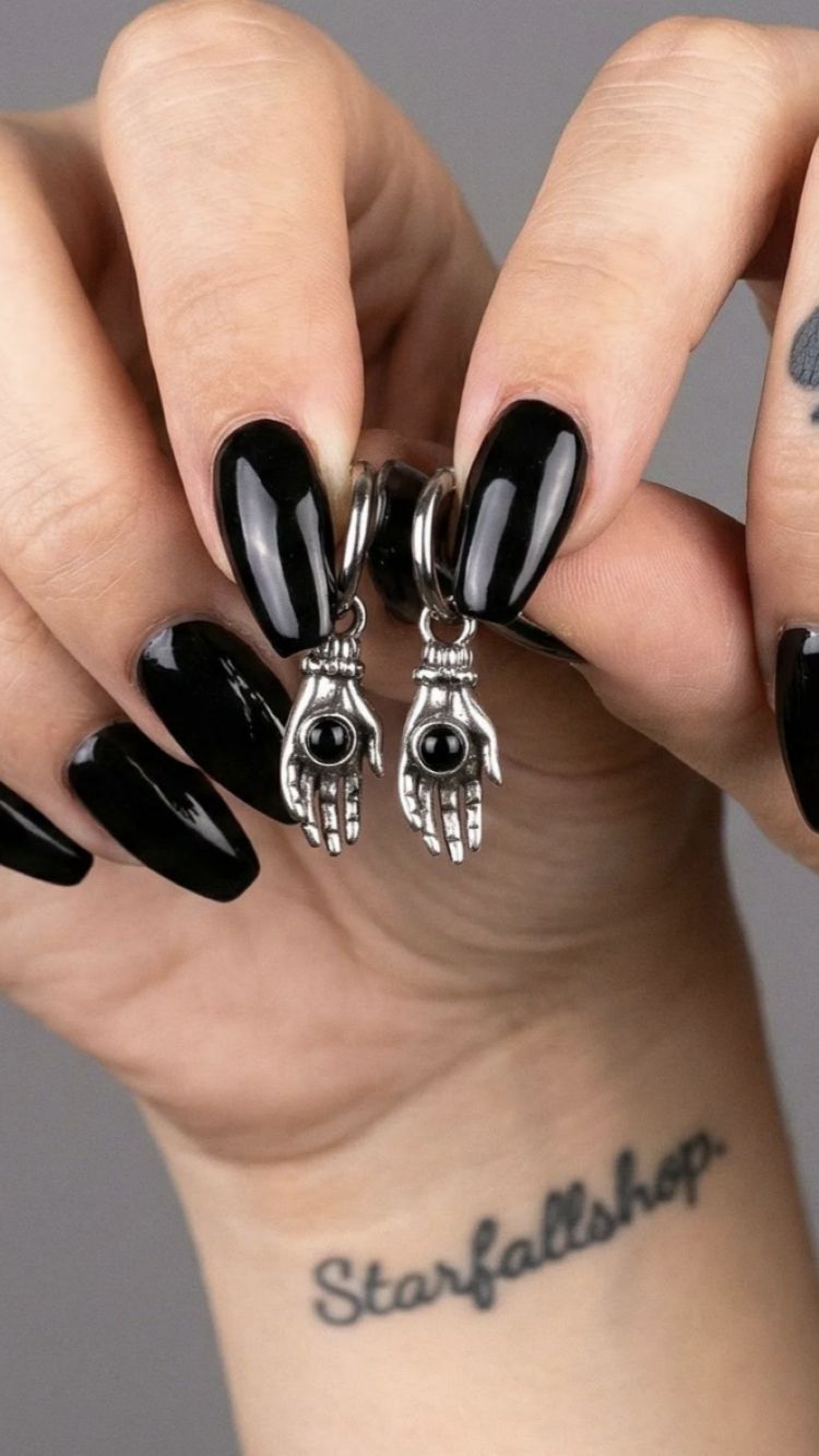 Серьги-конго "Ладони Мага" от StarfallShop