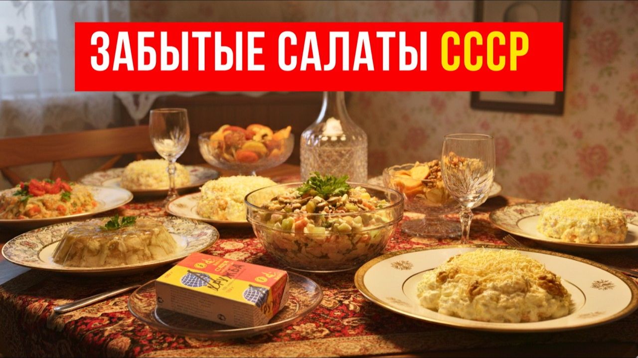 7 Салатов из СССР, которые исчезли со столов навсегда
