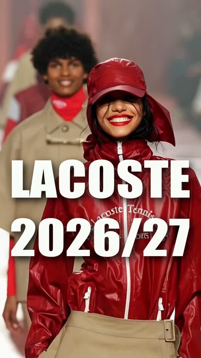💥 LACOSTE коллекция осень-зима 2026-2027 на Неделе моды в Париже