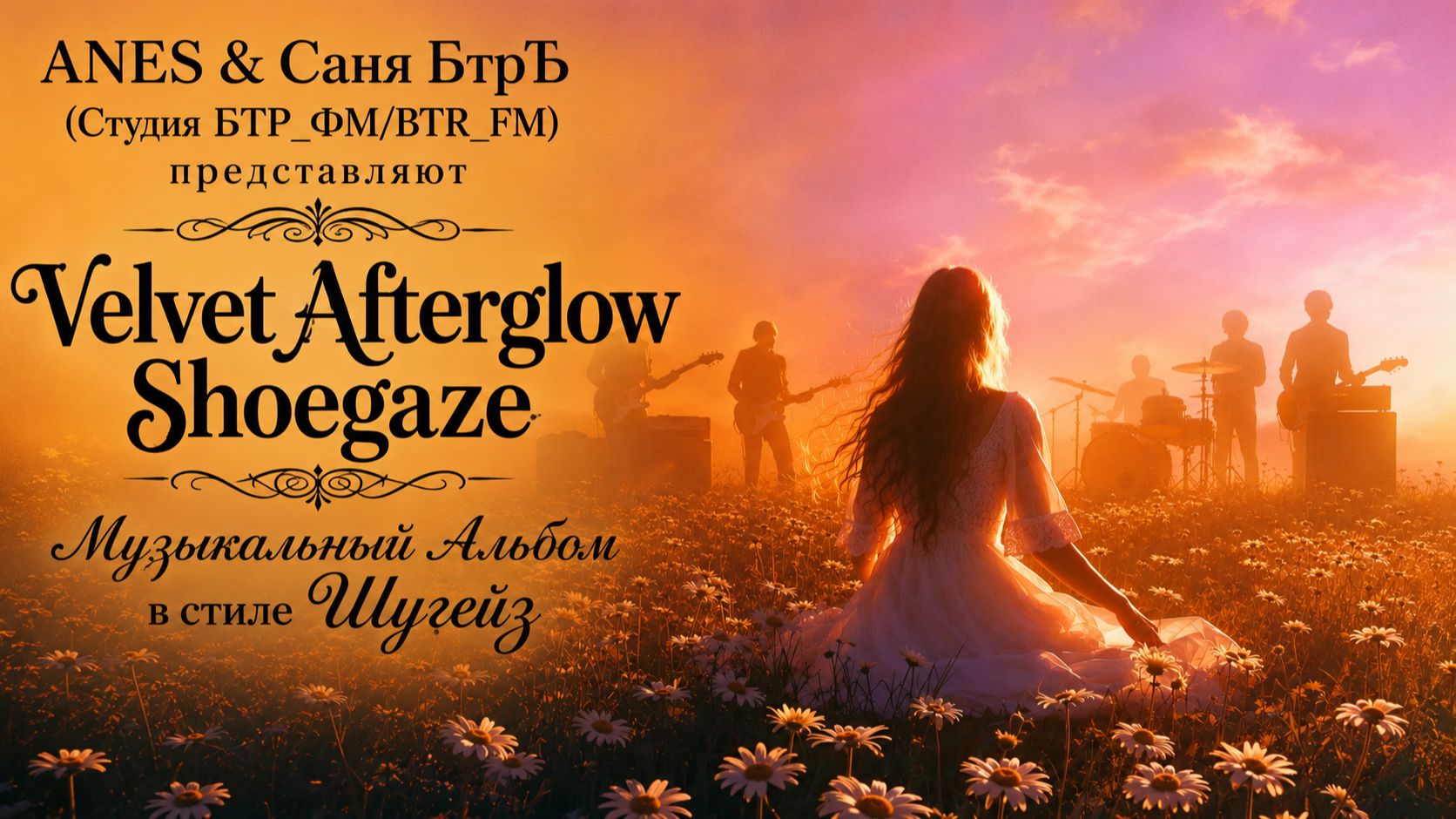 Velvet Afterglow Shoegaze. Музыкальный Альбом от Саня БтрЪ & АНЕС (Студия БТР_ФМ/BTR_FM) Шугейз