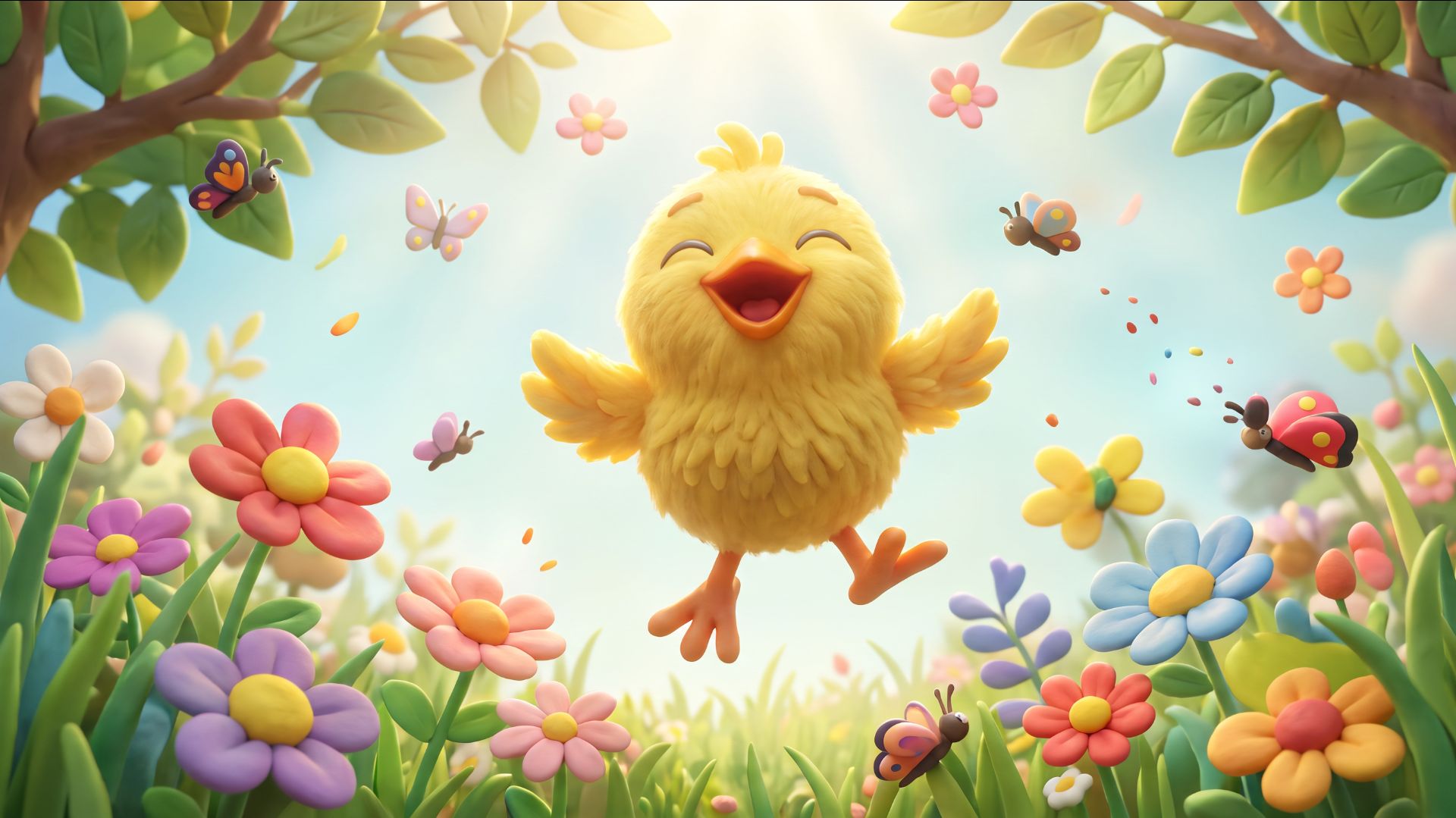 ПРЫГ-СКОК, ЦЫПЛЁНОК! 🐥 Весёлая песенка для детей | Танцуем, поём и играем!