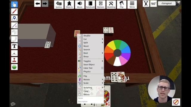 Hidden Information in Tabletop Simulator