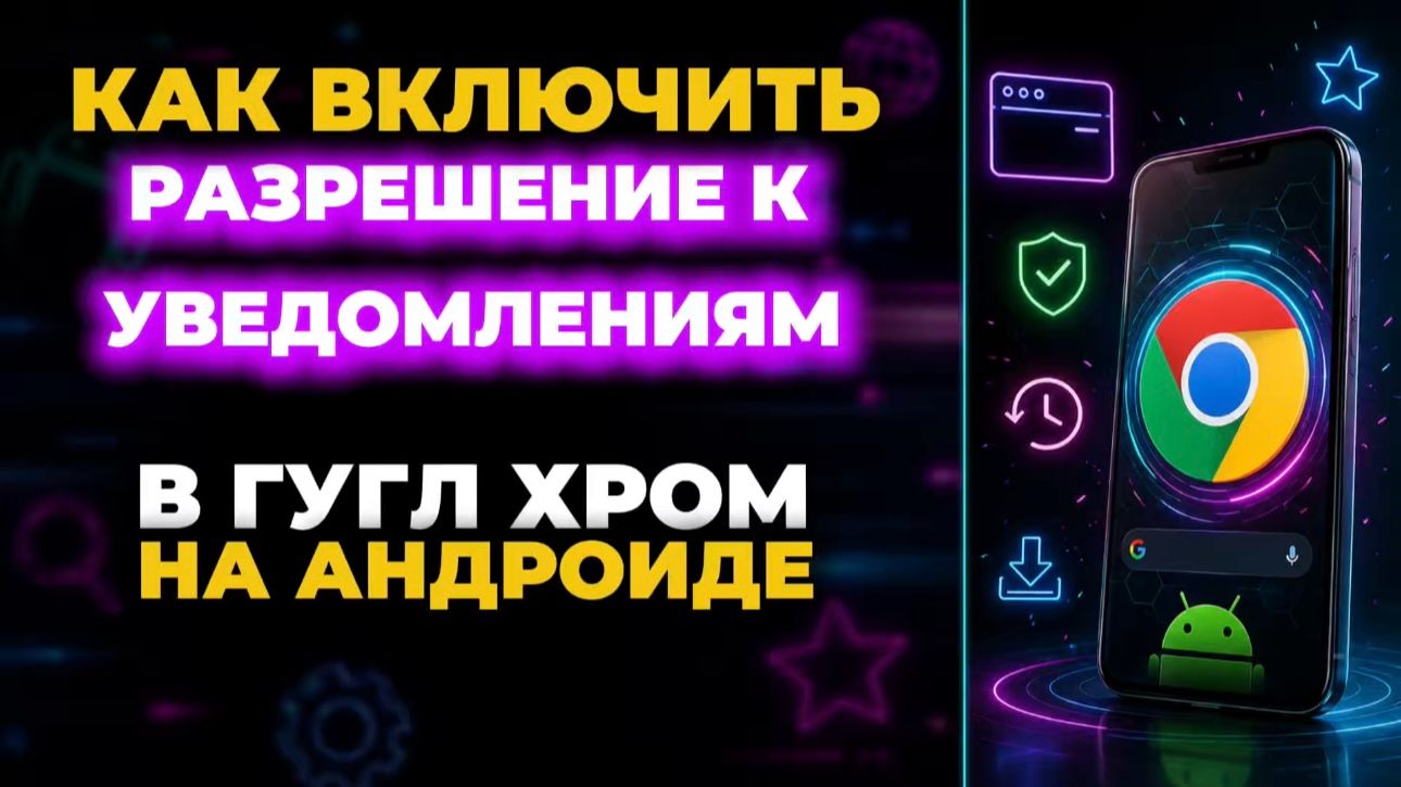 Как включить разрешение к уведомлениям в гугл хром на андроид?