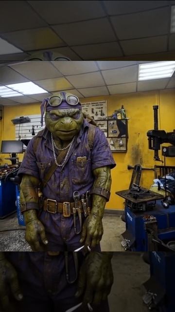 Громкий, но не опасный 🤣🐢  #AIvideo #нейровидео #KlingAI  #юмор