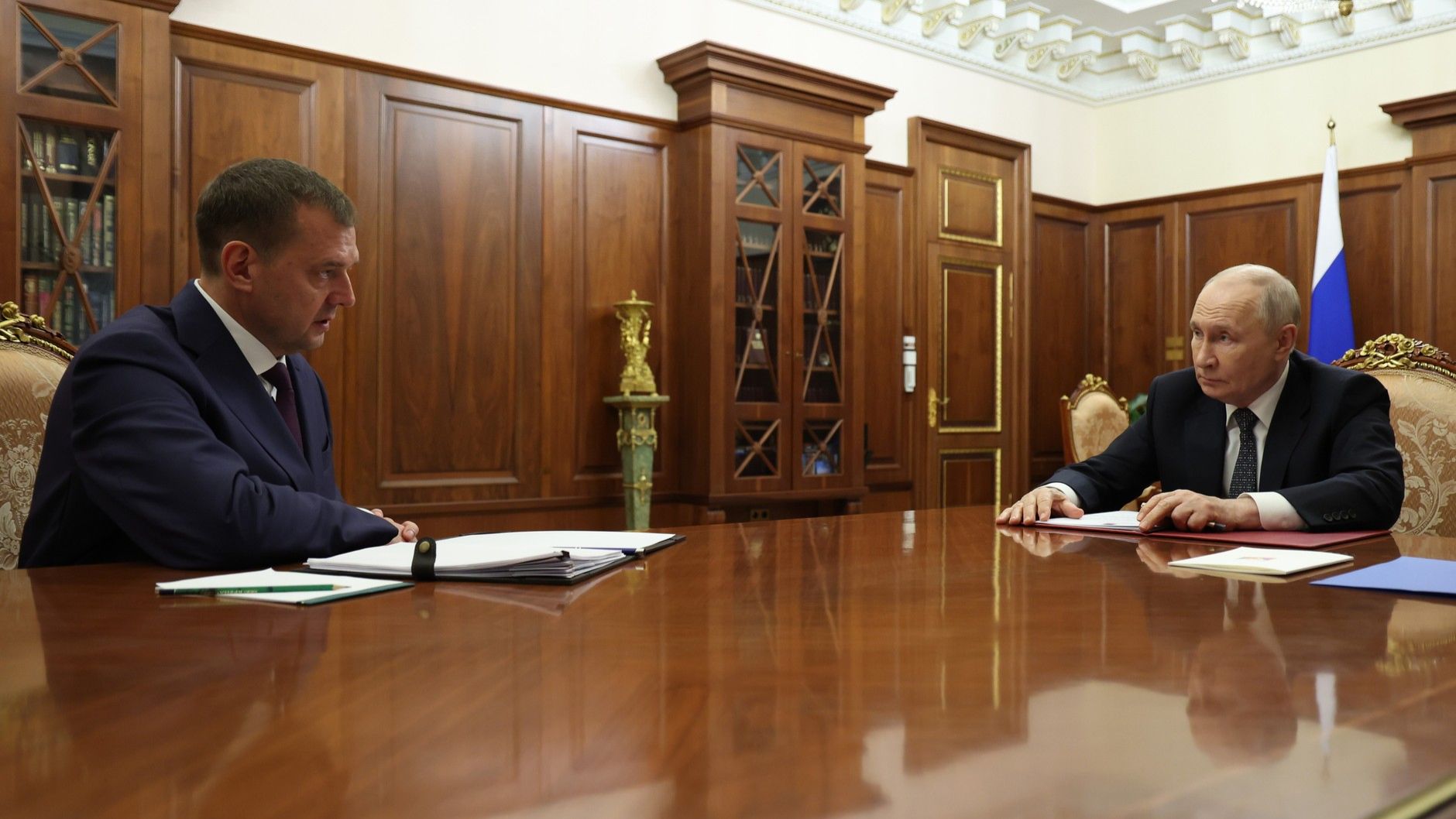 Владимир Путин встреча с губернатором Запорожской области Евгением Балицким, Кремль, 20 июля 2026 г.