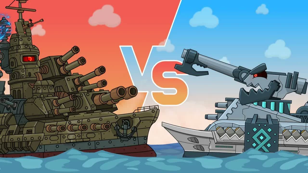 НА ДНО ! Стальной монстр Левиафан vs линкор Бисмарк