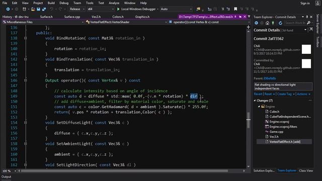 #14 C++ Основы 3D графики - Динамическое освещение и затенение