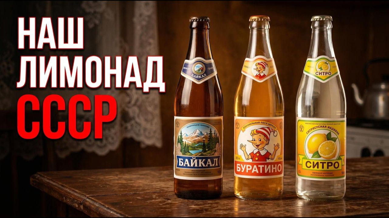 Напитки СССР Буратино, Тархун, Байкал - Почему они не те, что раньше