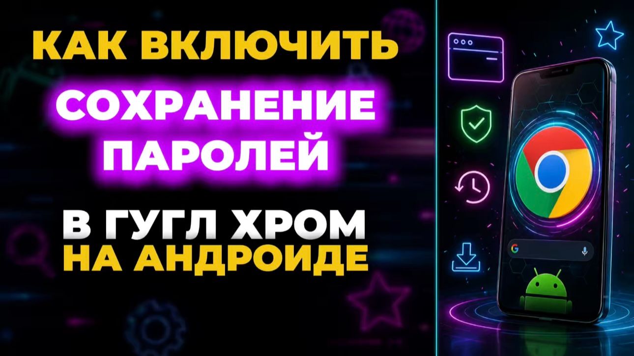 Как включить сохранение паролей в гугл хром на андроид?