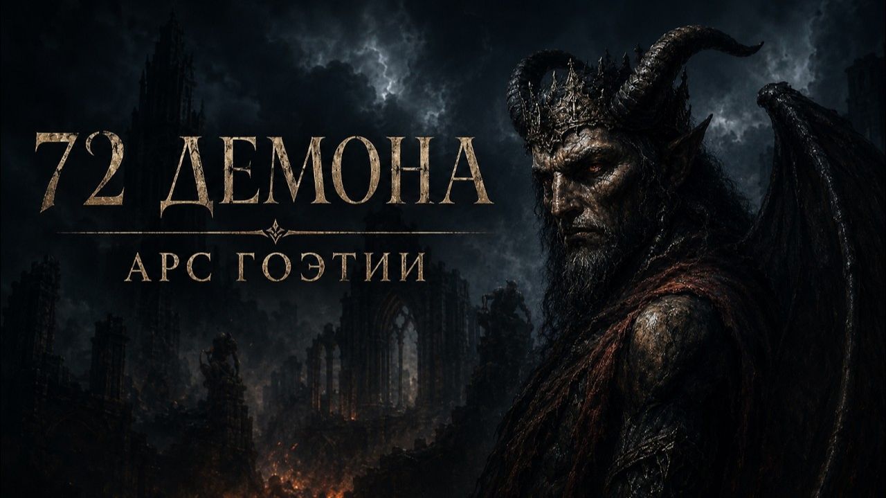 (Тёмный Лекторий)72 Демона Арс Гоэтии: мифы, облики и силы