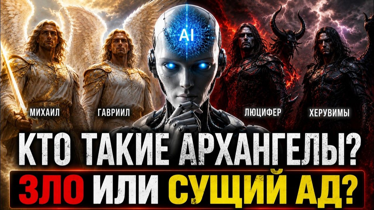 (НОМОС - 6)КТО ТАКИЕ АРХАНГЕЛ МИХАИЛ, ЛЮЦИФЕР, ГАВРИИЛ И ХЕРУВИМЫ?