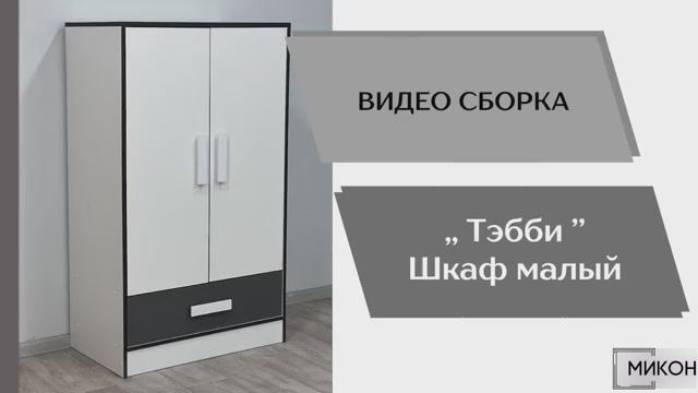 МИКОН Видео сборка. Подростковая Тэбби. Шкаф малый.