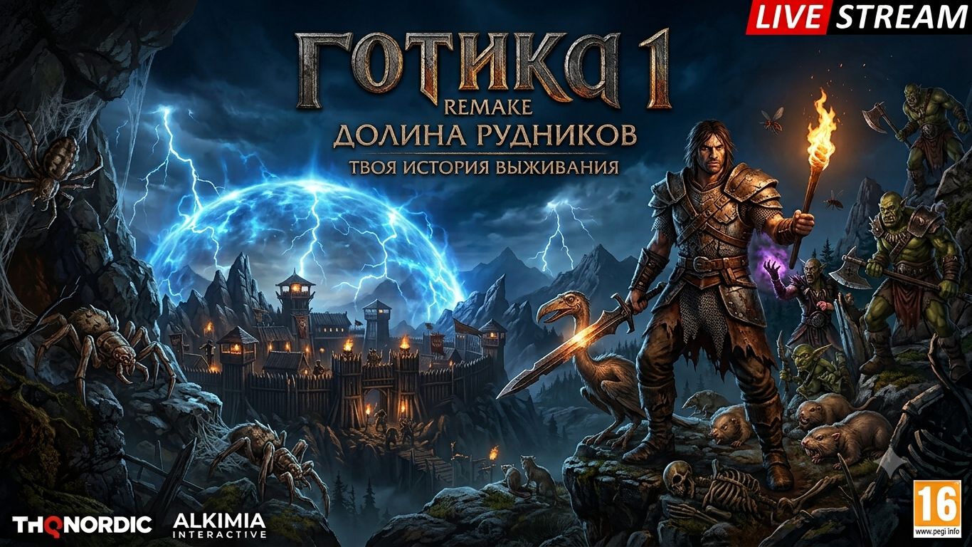 Gothic 1 Remake - Прохождение. 3 Часть
