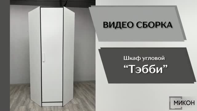 МИКОН Видео сборка. Подростковая Тэбби. Шкаф угловой.