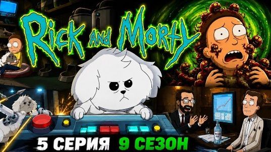 Снежок из первого сезона вернулся, друг ли он…  Рик и Морти разбор 5 серии 9 сезона