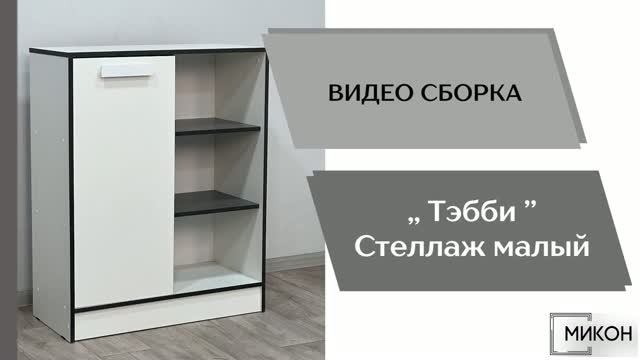 МИКОН Видео сборка. Подростковая Тэбби. Стеллаж малый.