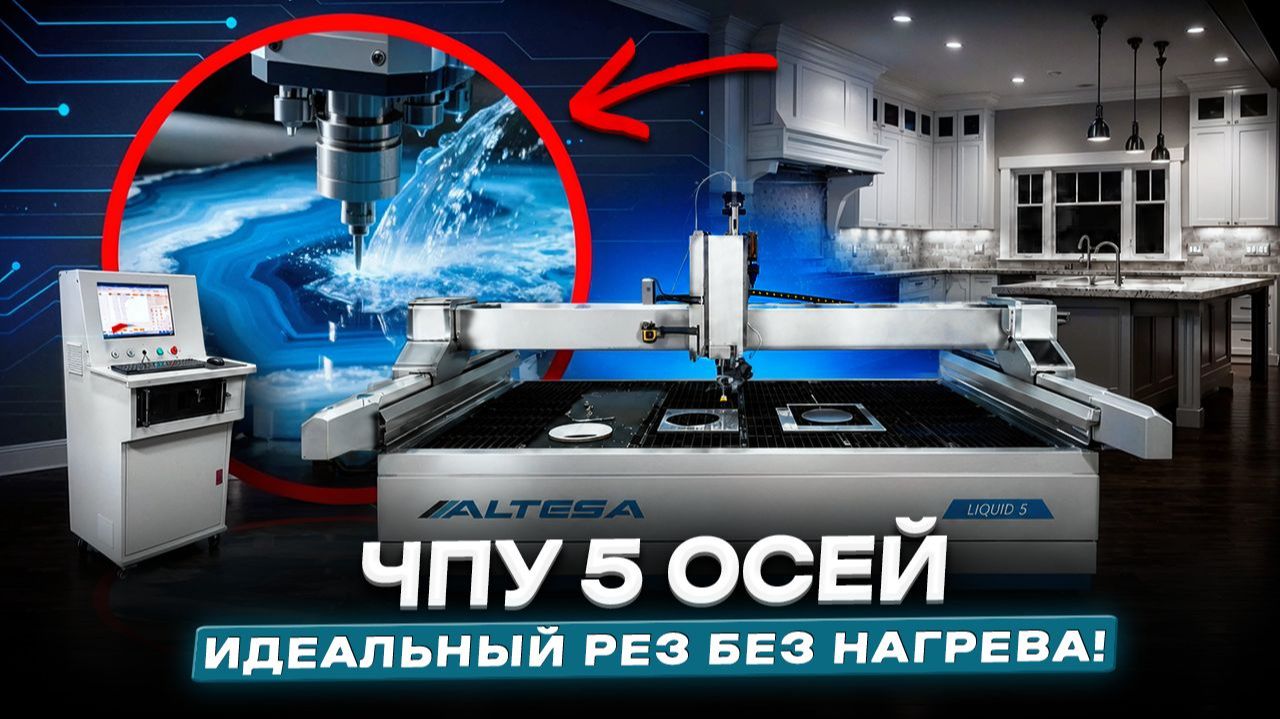 Гидроабразивные станки для резки камня