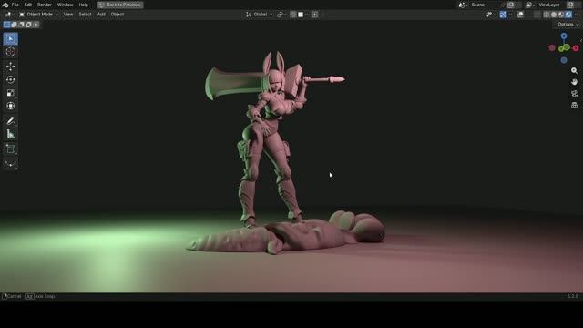 Лепка и печать в 3D - blender
