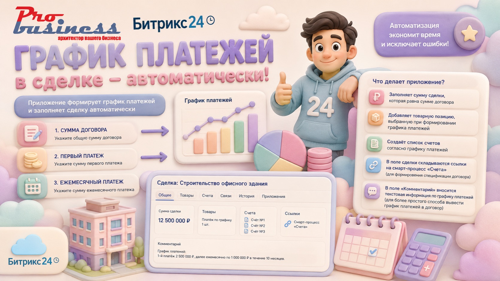 Это нужно учитывать при настройке Битрикс24