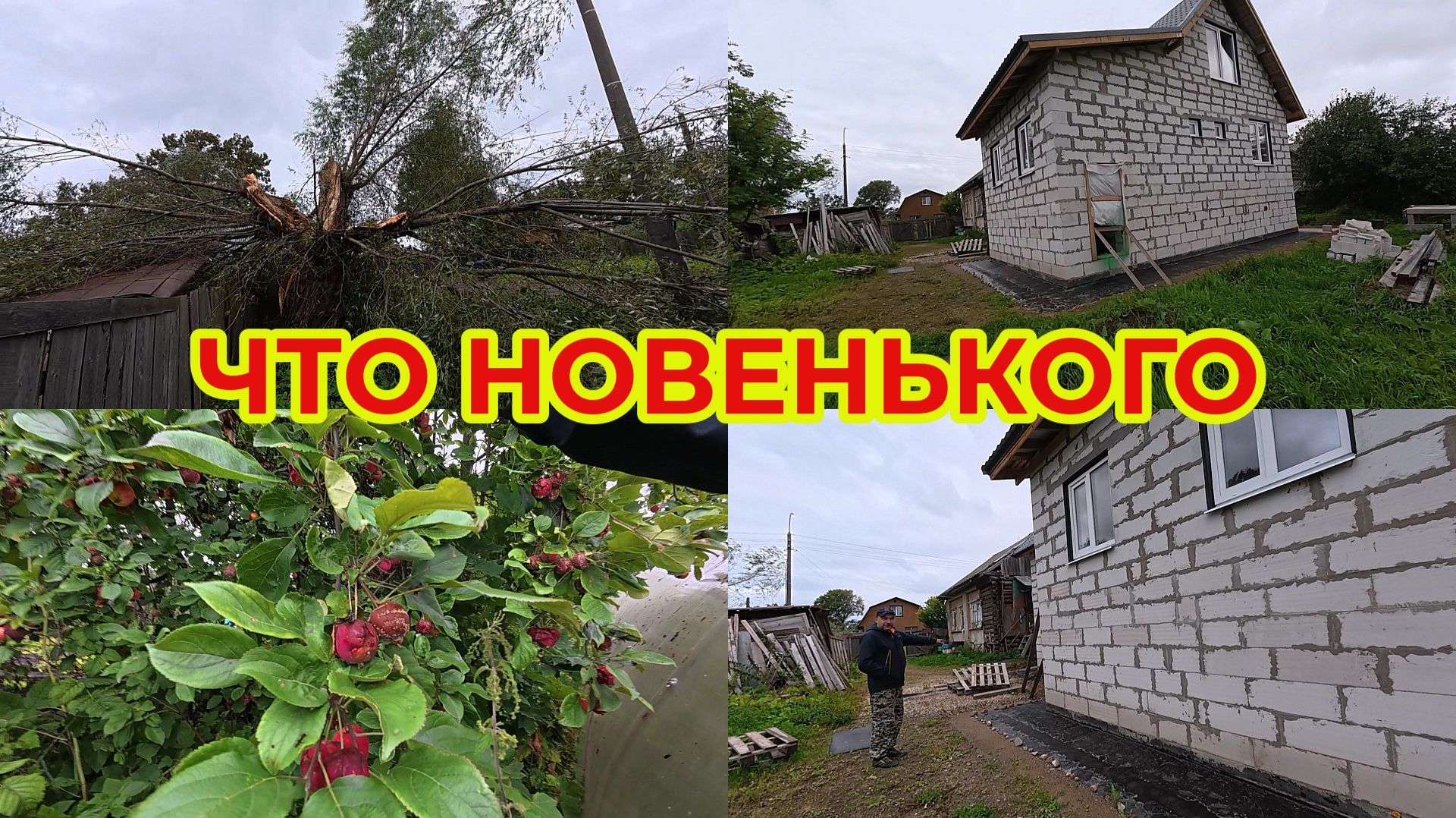 Андрей строит дом