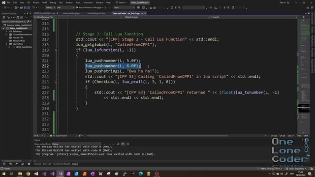 Автоматизация сценариев Lua  для C++