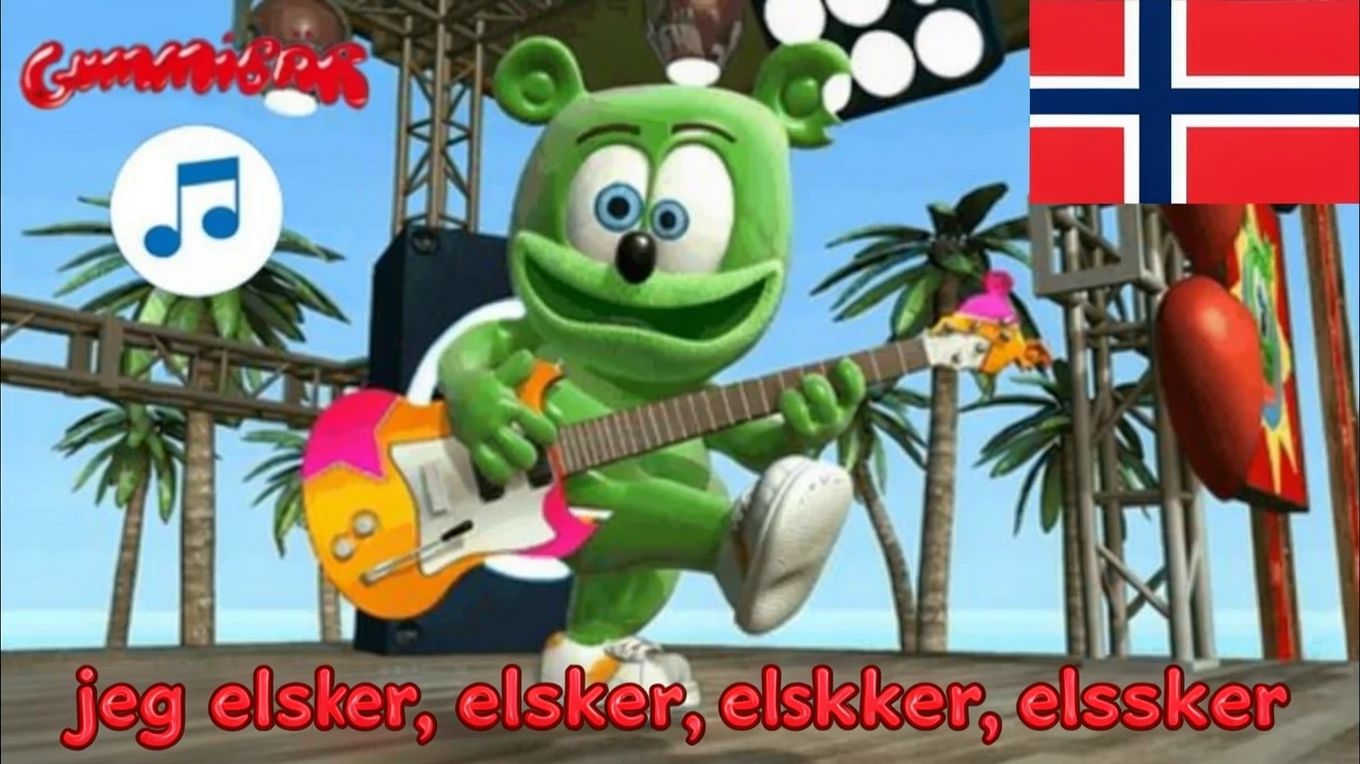 Гумми Бер i love you и it′s a great summer