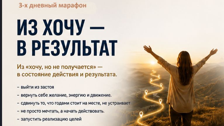ОТ ХОЧУ К РЕЗУЛЬТАТУ