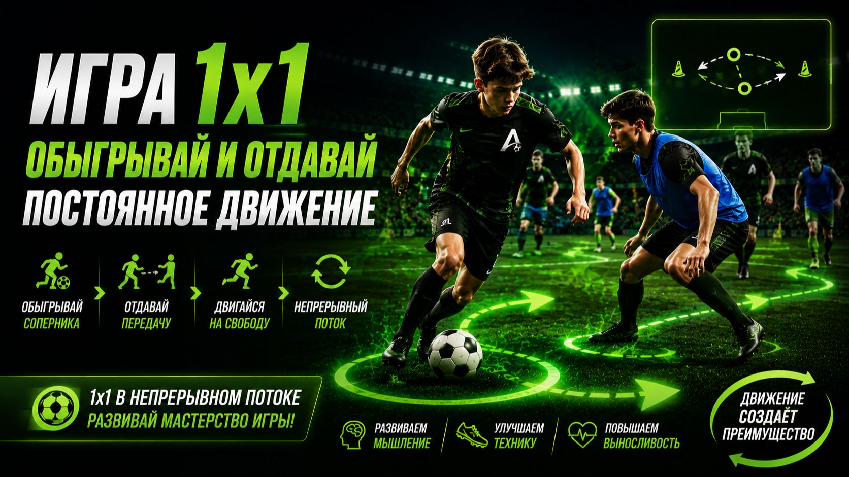 Формат тренировки 1х1.