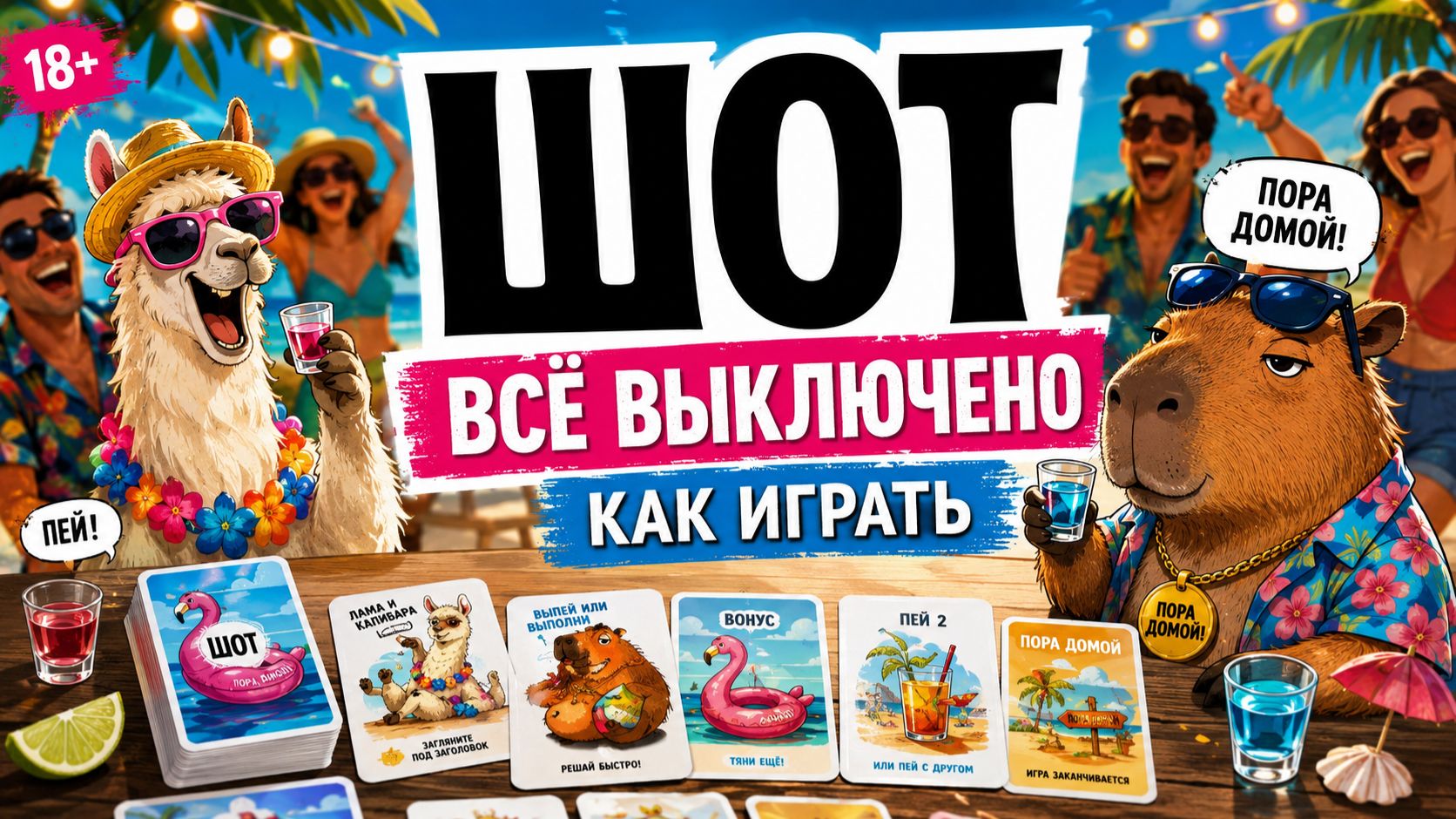 Настольные игры для взрослых (18+)
