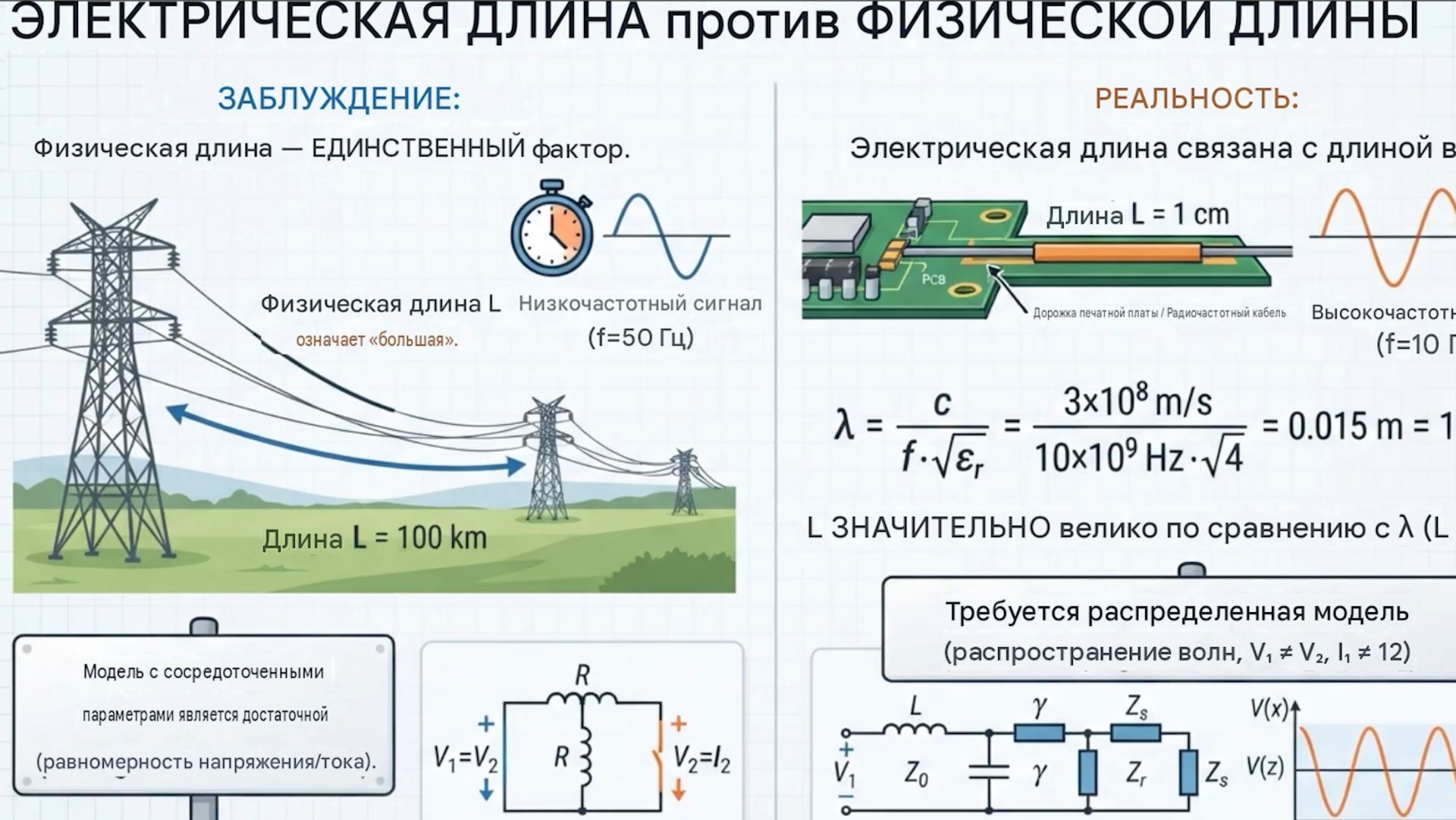 Основы теории линий передачи