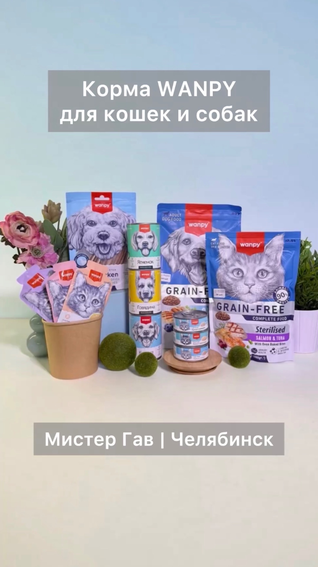 Wanpy — лакомства для собак и кошек