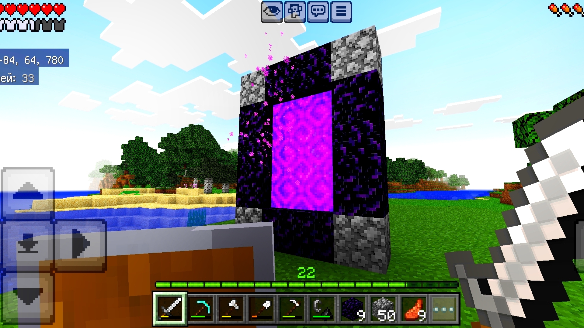 Выживание в Minecraft