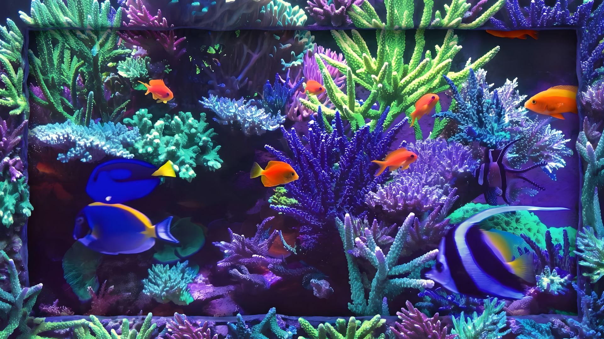 🌿🐠 Спокойные воды: расслабляющая атмосфера аквариума