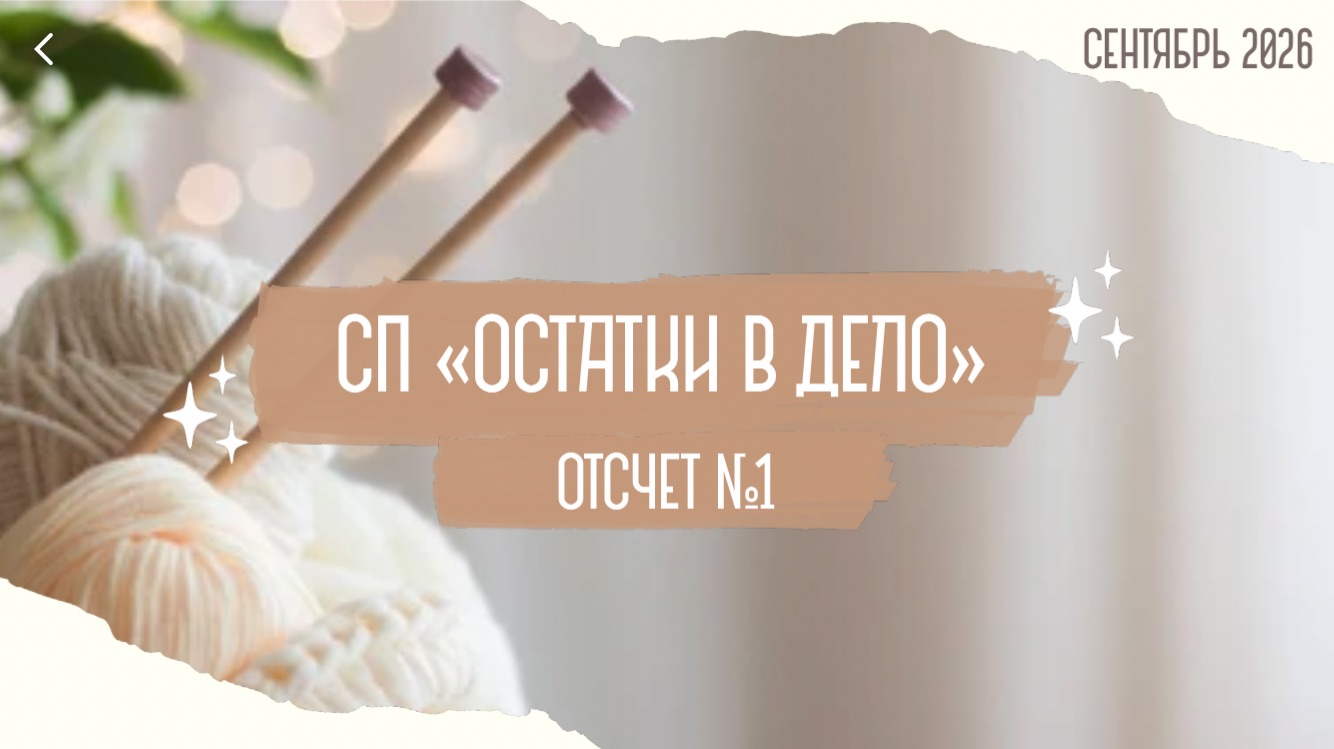 СП «Остатки в дело»