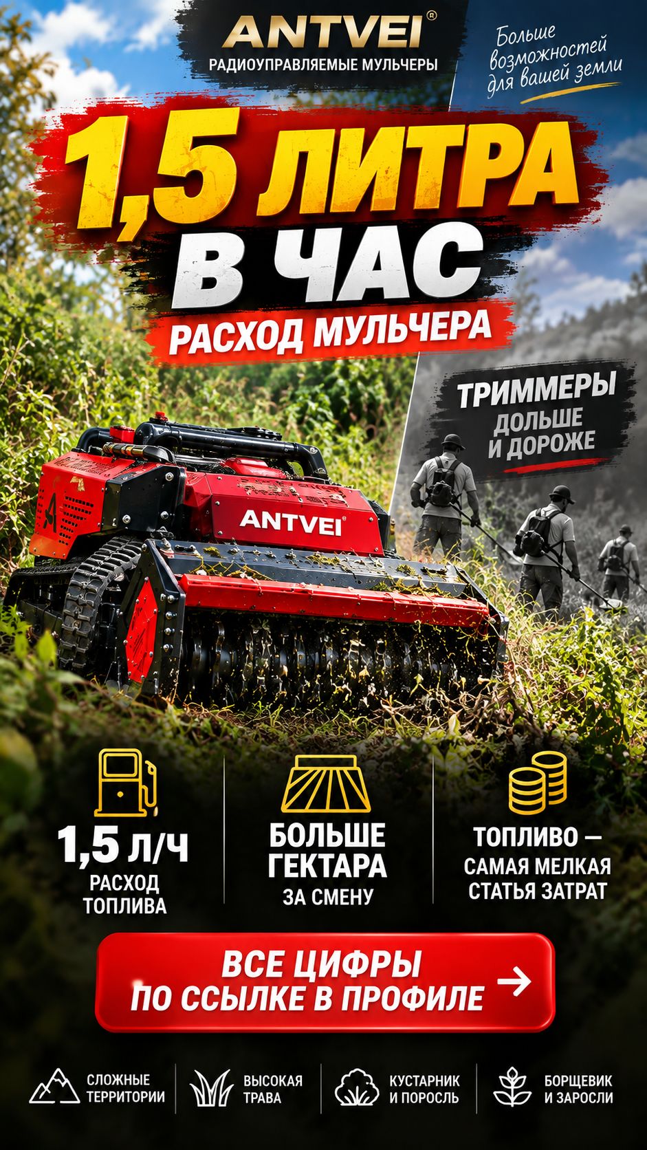 Газонокосилки мульчер