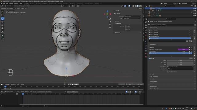 Rigify Modular Face Rigging