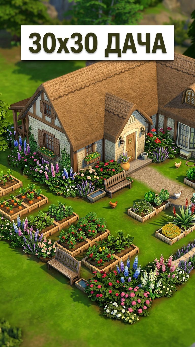 Строительство лотов The Sims 4.