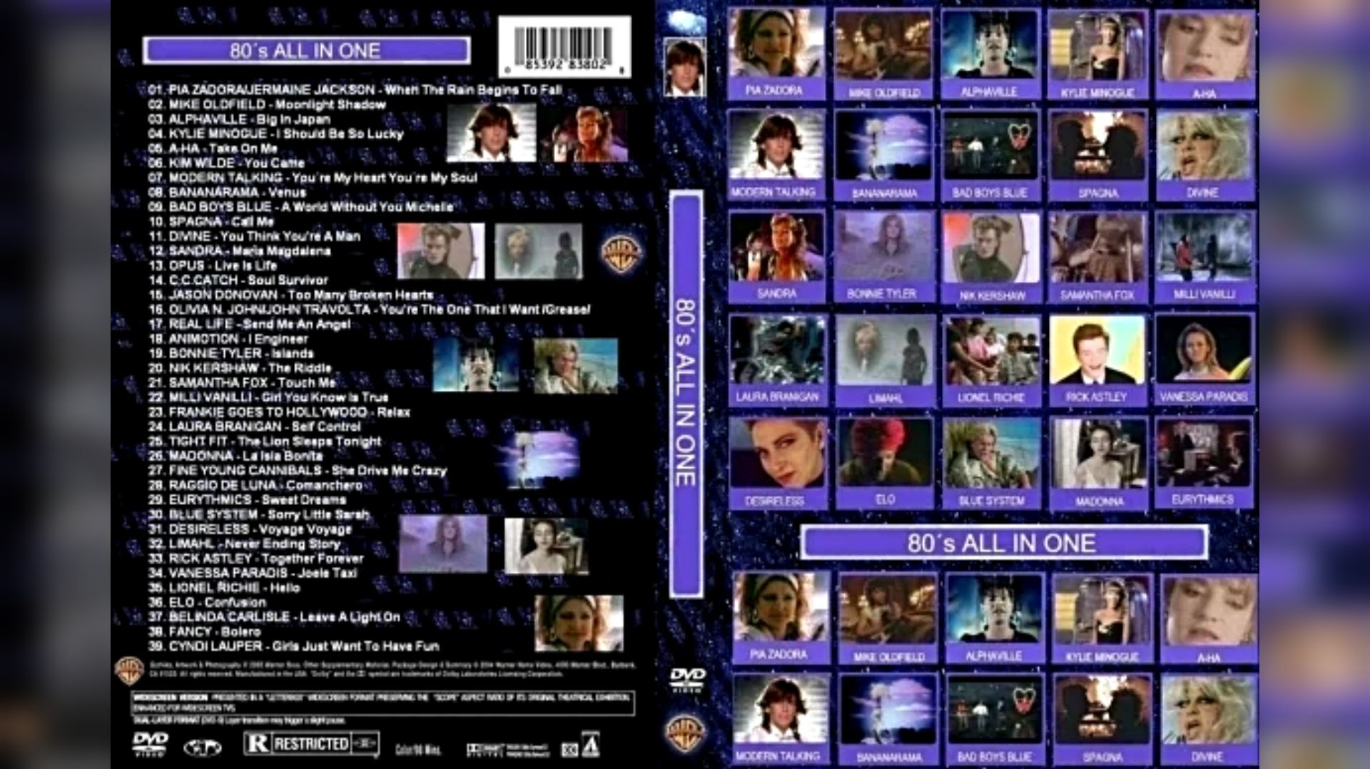 Видеоклипы на DVD и в прямом эфире